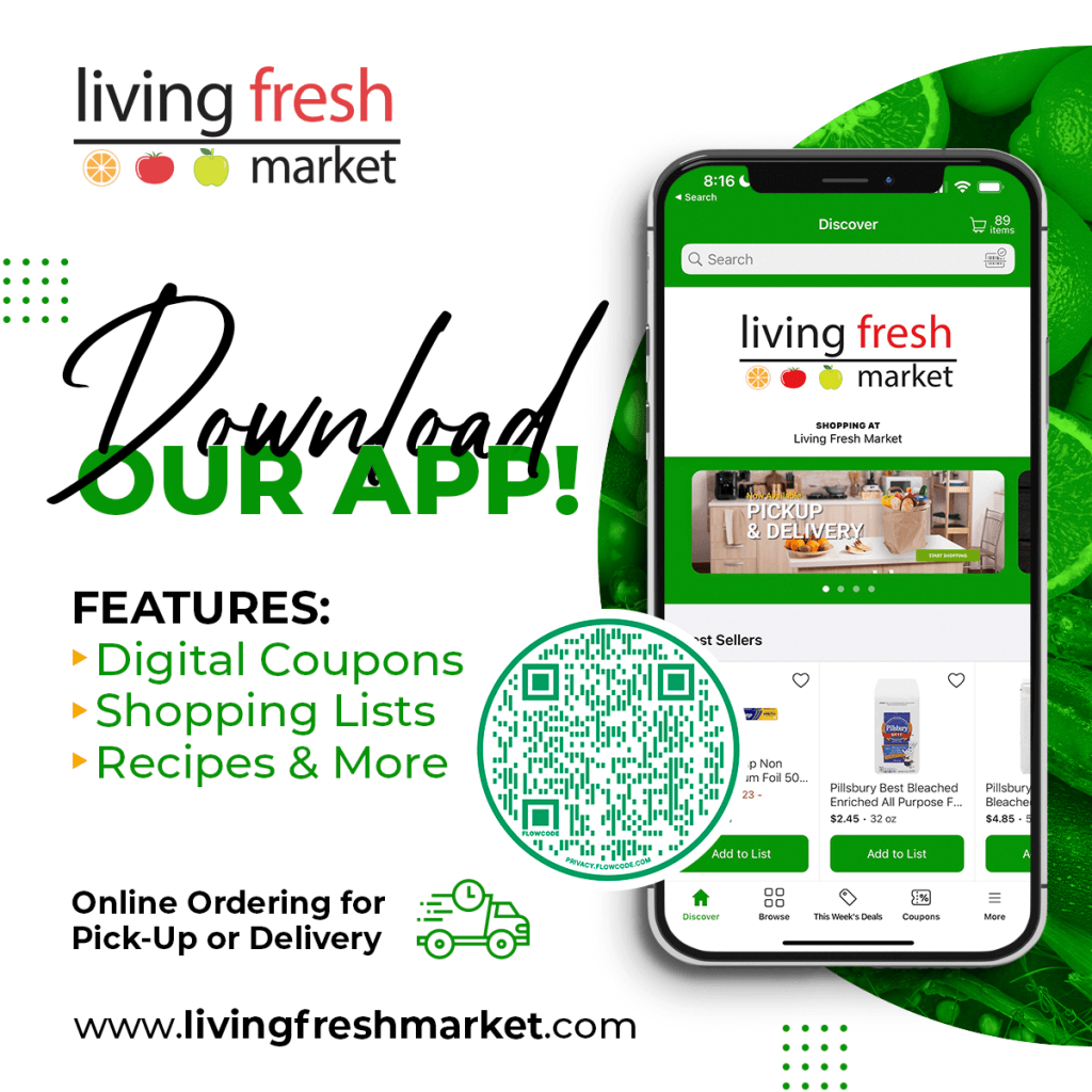Download Mobile App - Living Fresh Market